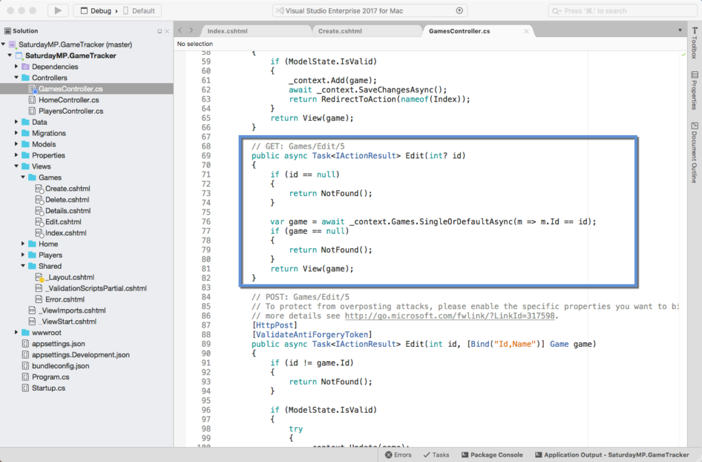 Introduction to ORMs for DBAs: Part 4 – Create Game CRUD | Noise from ...