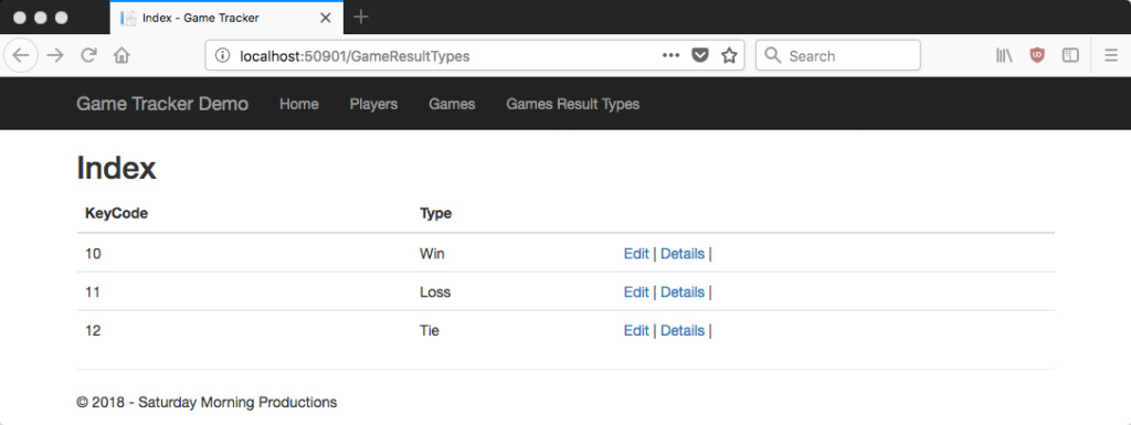 Introduction to ORMs for DBAs: Part 5 – Create GameResultTypes Table ...