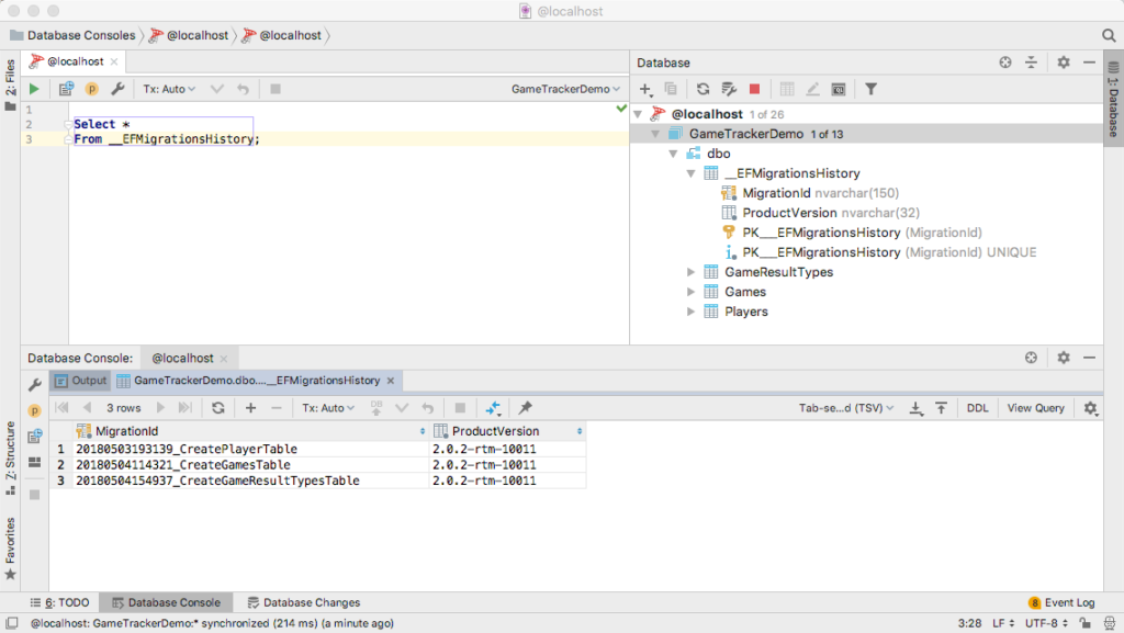 Introduction to ORMs for DBAs: Part 6 – Create GamesPlayed Table and ...